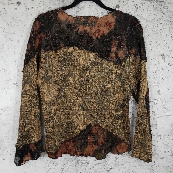 Alberto Makali | Tops | Alberto Mikali Embellished Top Xl | Poshmark